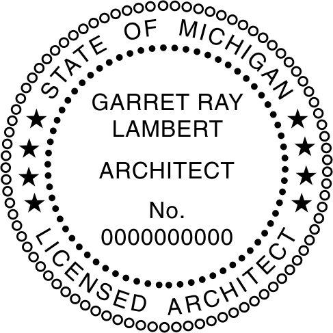 Michigan - Architect - Professional Engineer Seals and Stamps