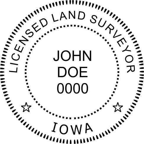 Iowa - Architect - Professional Engineer Seals and Stamps