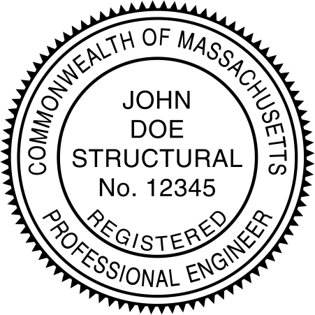 Massachusetts - Professional Engineer - Professional Engineer Seals and ...