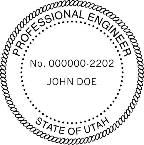 Utah - Submittal Shop Review - Professional Engineer Seals and Stamps