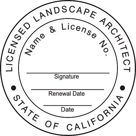 California - Engineer seals and stamps and electronic files for all states