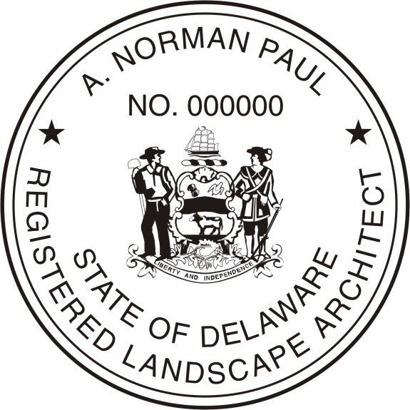 Delaware - Architect - Professional Engineer Seals and Stamps
