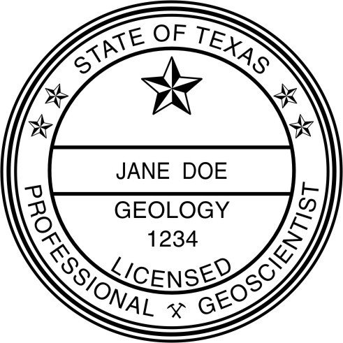Texas - Professional Engineer - Professional Engineer Seals and Stamps