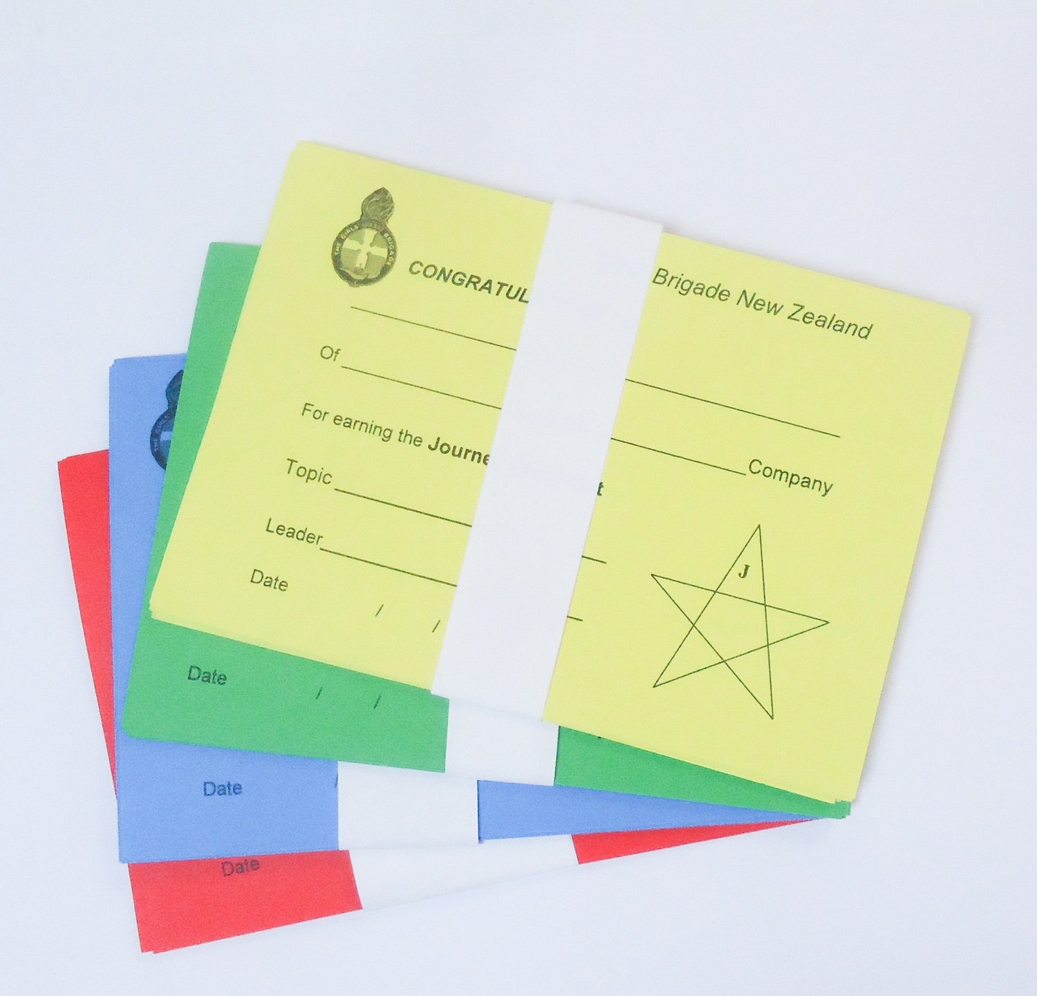 Junior Award Certificates set of 10