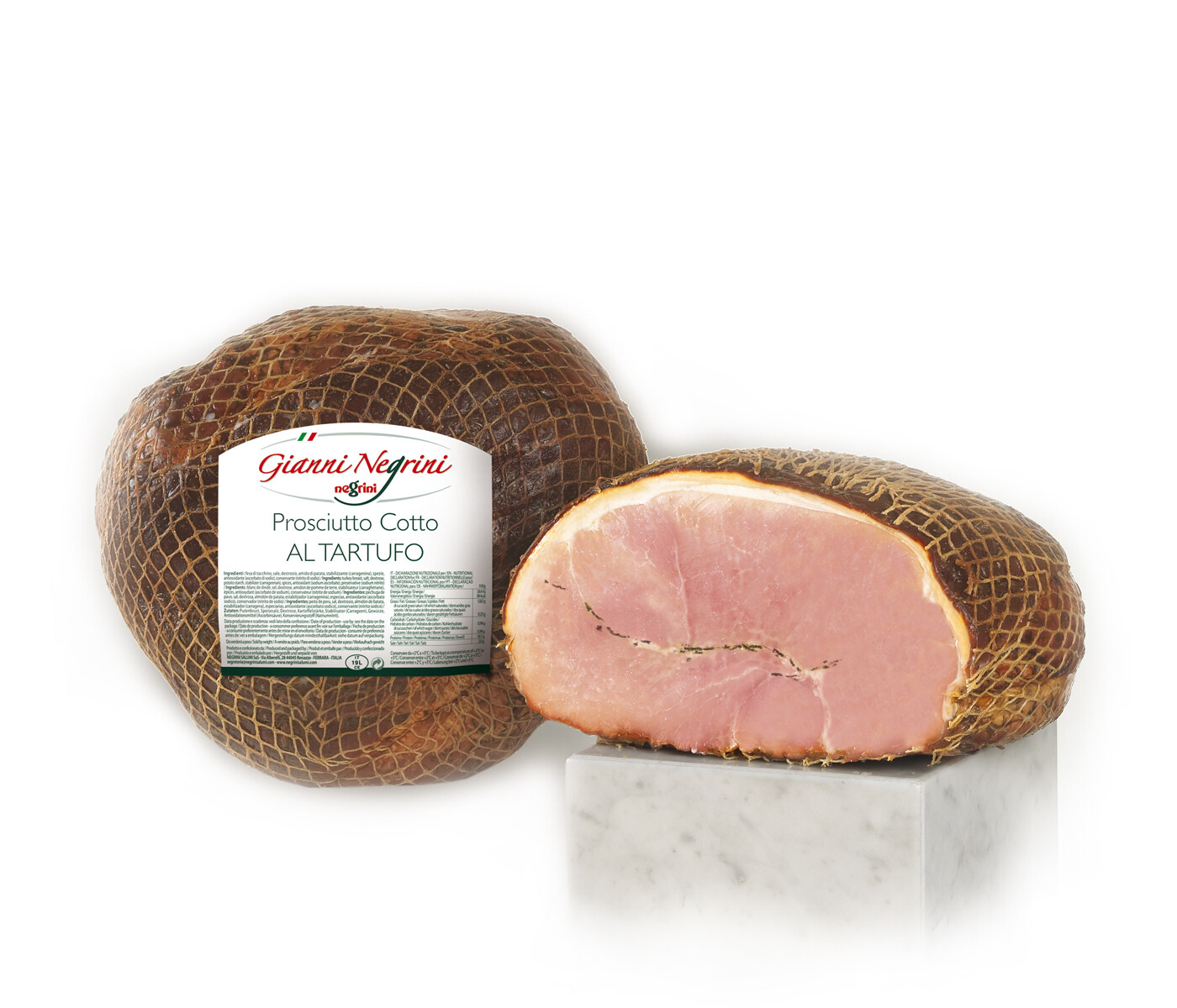 Prosciutto cotto al tartufo 4 kg metà s/v – Negozio – Gianni Negrini