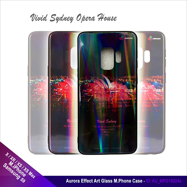 Vivid Sydney Opera House 12H Glass Phone Cases