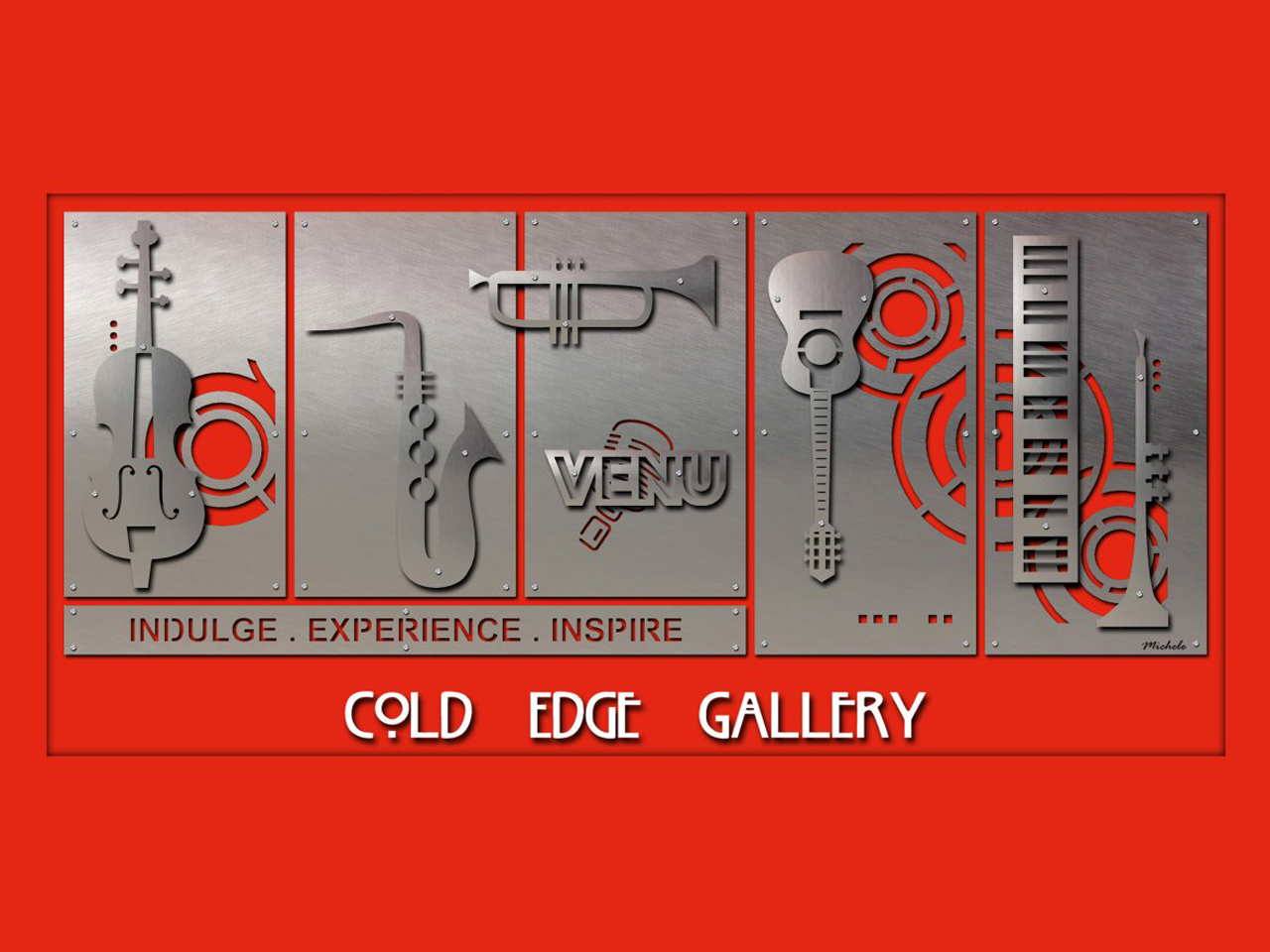 Musical Theme Metal Art - Cold Edge Gallery - Cold Edge Gallery