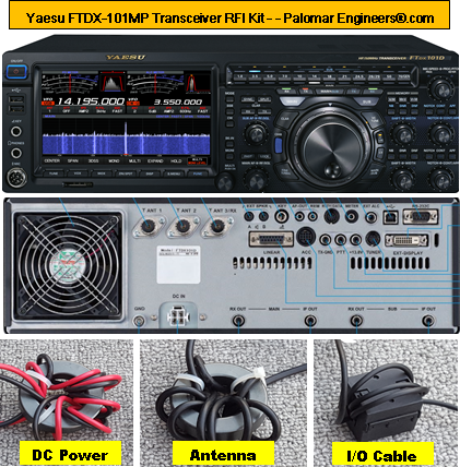 Yaesu FTDX-101MP Deluxe Transceiver RFI and Noise Reduction Kit, RFI ...