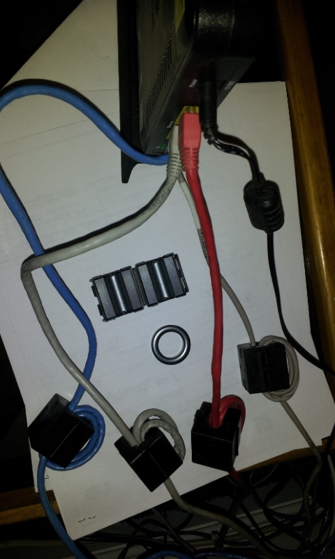 Ethernet Hub/Switch RFI Kit - DC + Cable Filters (4/8 port option) - 25 ...