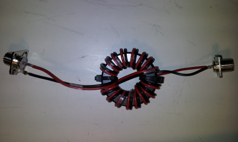 50:50 ohm (1:1) Common Mode Choke HF Balun Kit - 1500 watt PEP, 1.8-31 ...