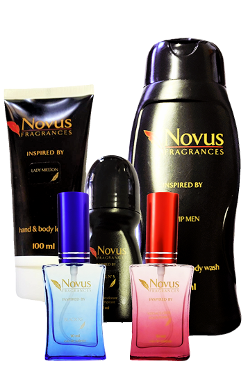 Novus Fragrances for Him & Her