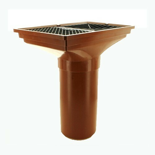 Hunter 110mm Underground DS008 Back Inlet Hopper 230mm