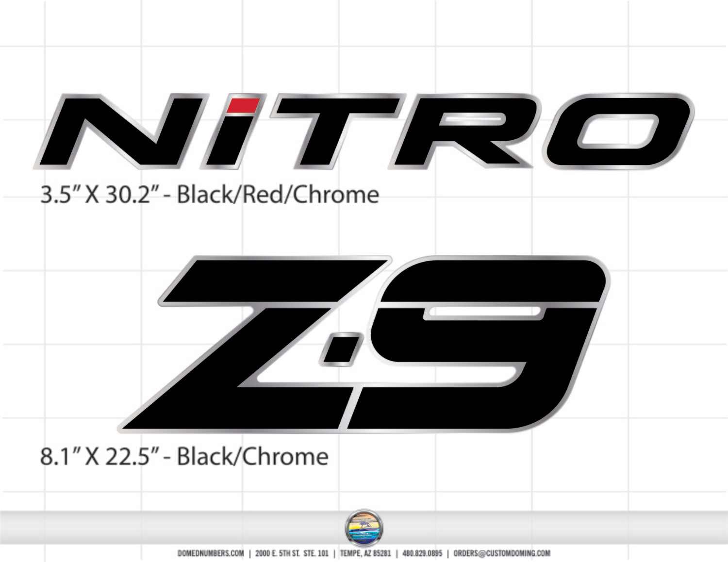 Nitro Z9 decal set