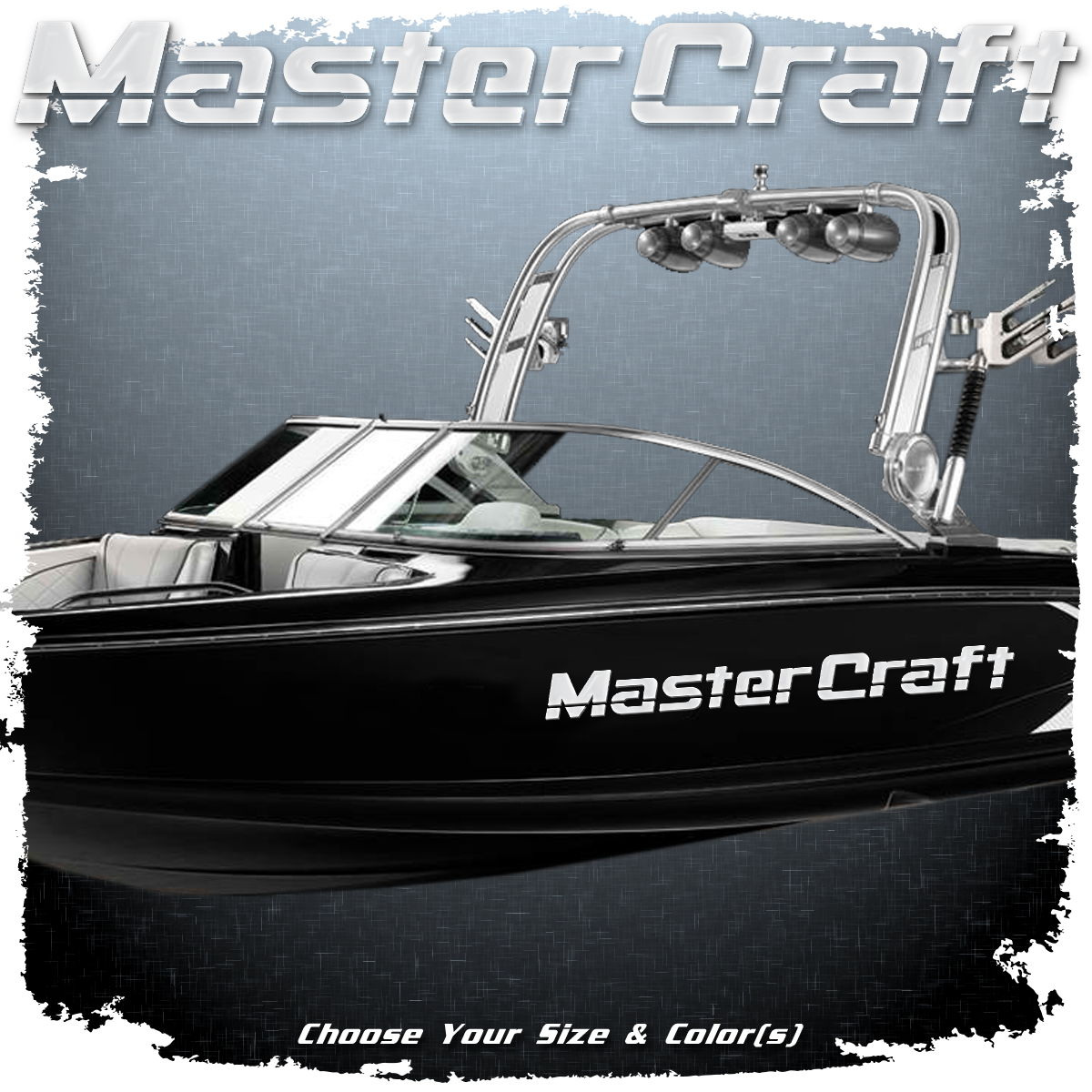 90's MasterCraft with line, Choose your size and color