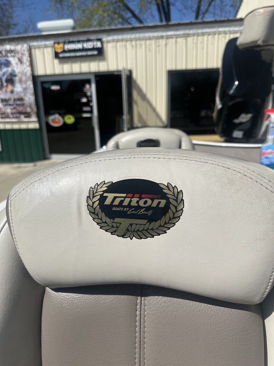 Triton Boats Domed Seat Decal v1