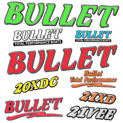 Domed Bullet Decals