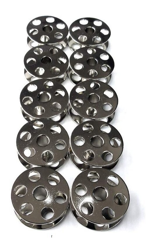 Large Bobbins for Juki LU- 563, LU-1508, lu-1510 1560. Singer 211G 211U