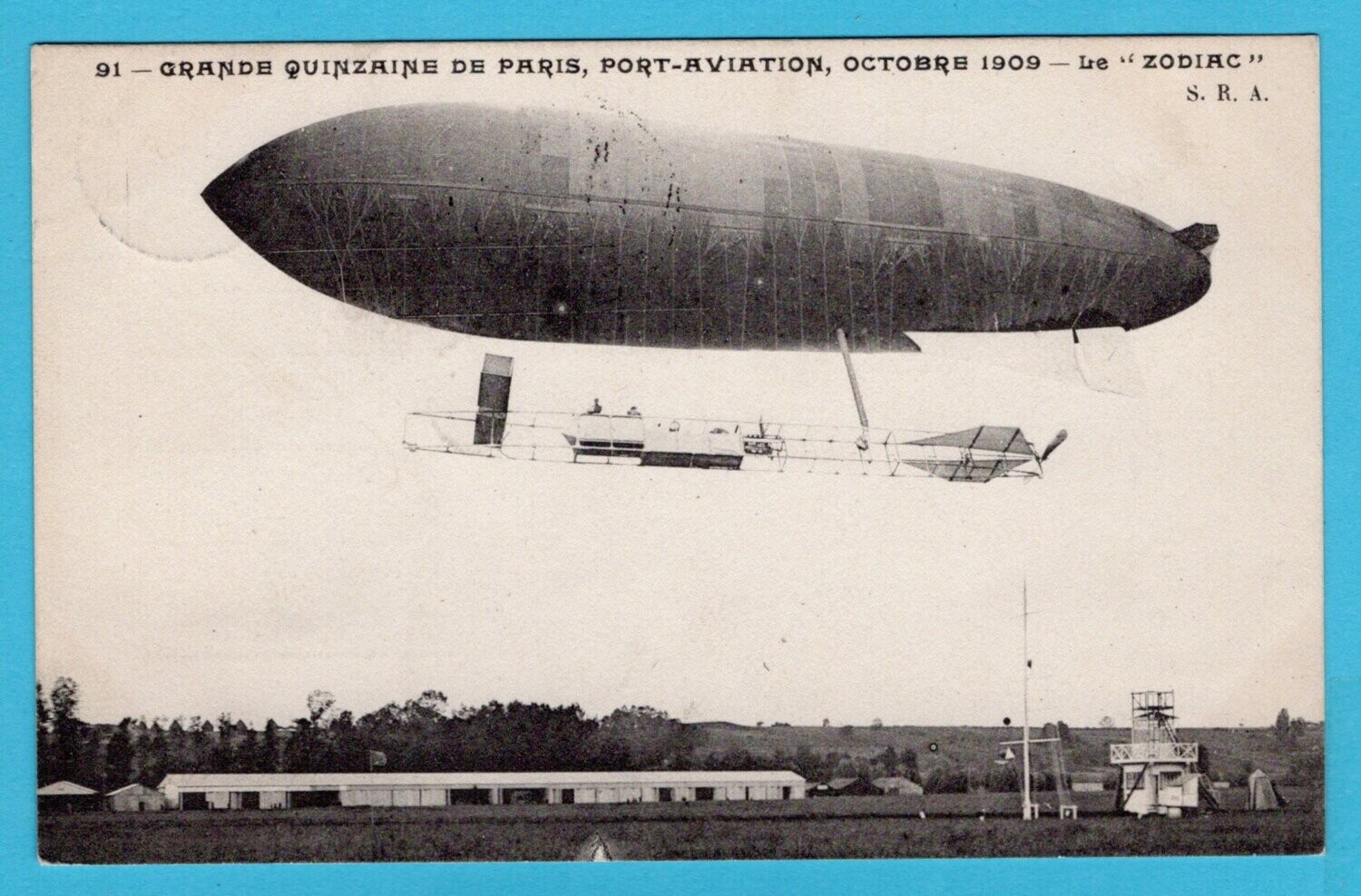 BELGIUM zeppelin card Zodiac 1910 Etterbeek to Brussels – Store ...
