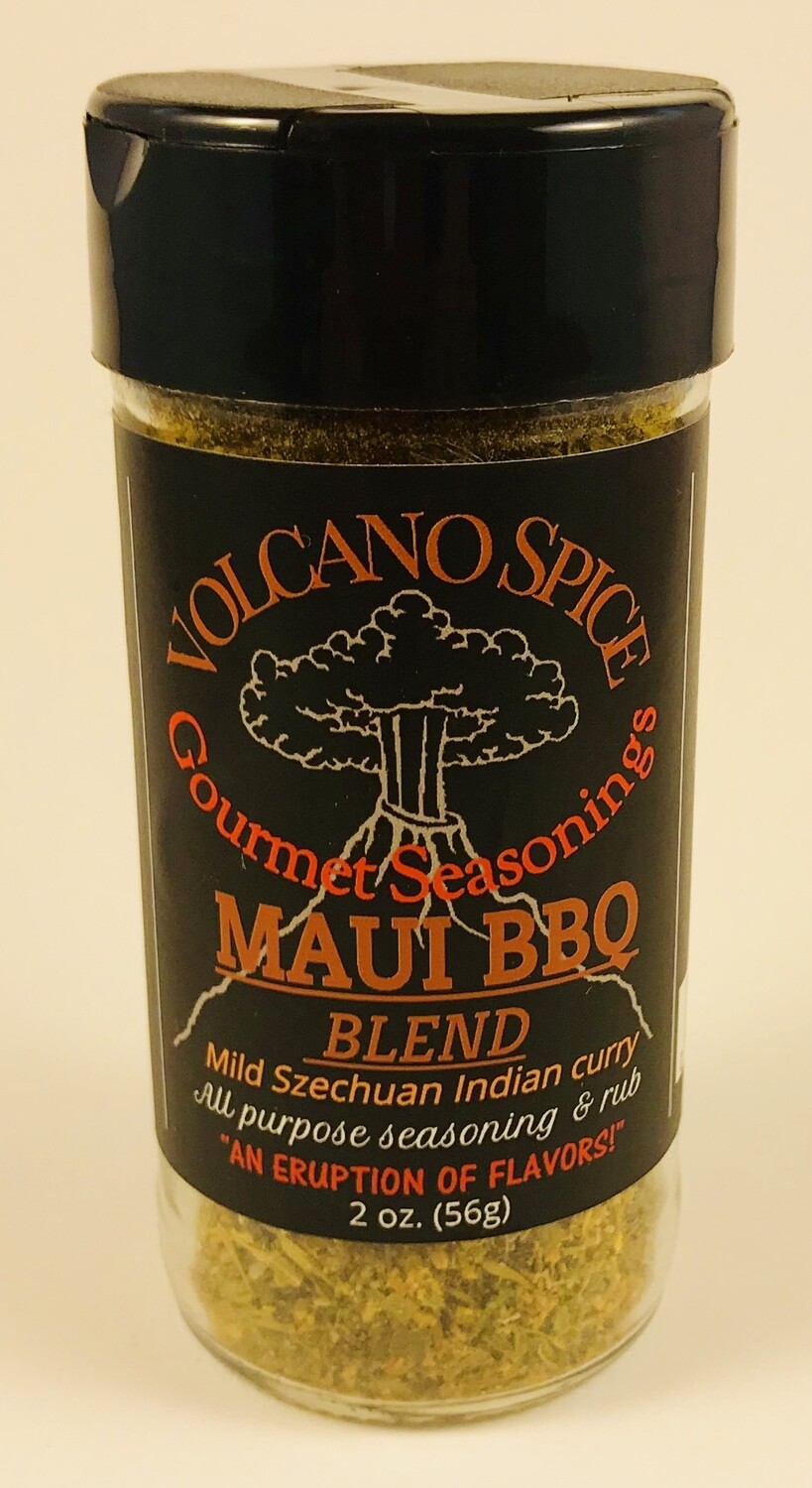 Volcano Spice Company Seasoning - Maui BBQ Blend with Szechuan Curry (mild)