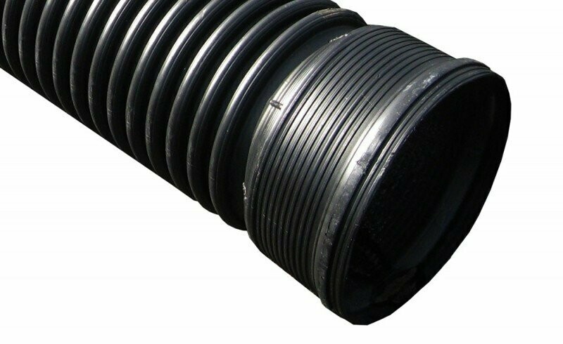 150mm Fully Perforated Twinwall Pipe x 6mtr P/E