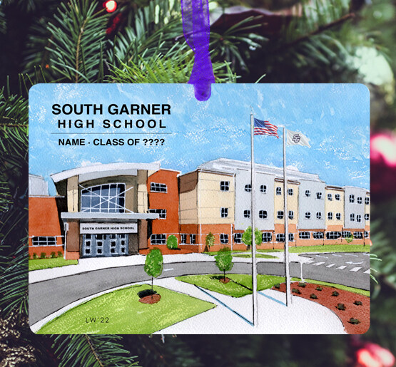 Garner, NC - South Garner High School - Ornament - #titans - #lew