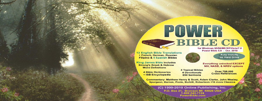 Power Bible Software Products – Store – Power Bible