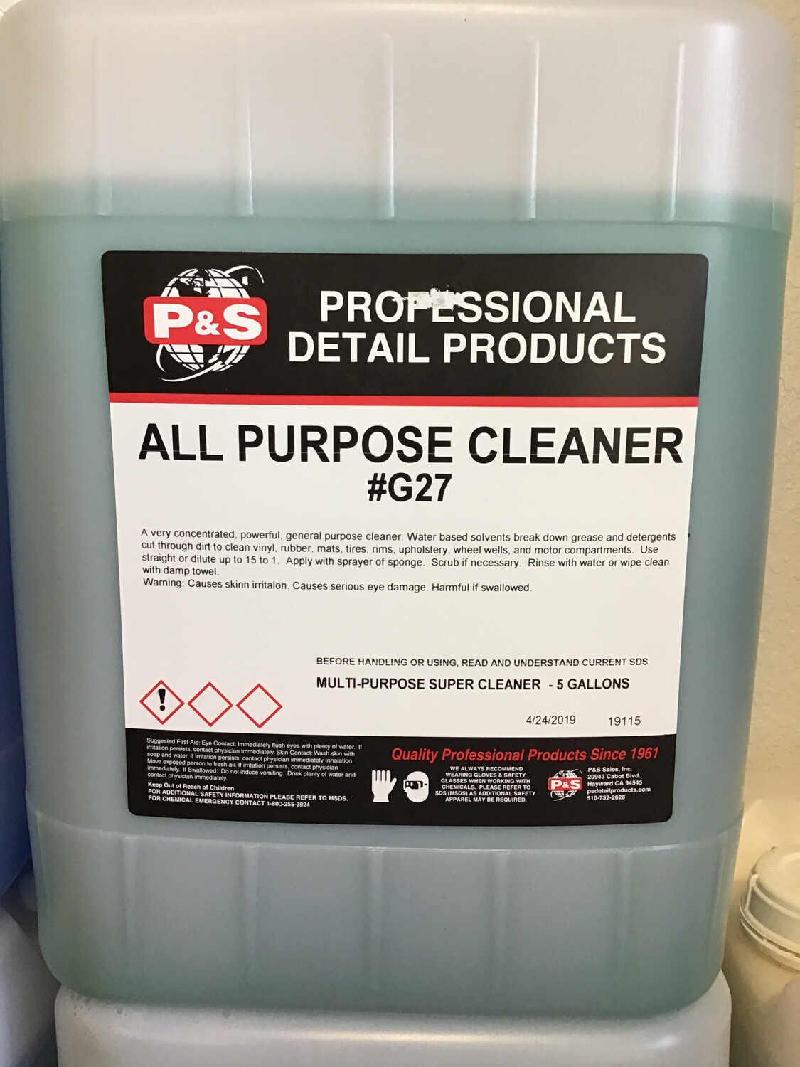 P&S All Purpose Cleaner - 5 Gal.