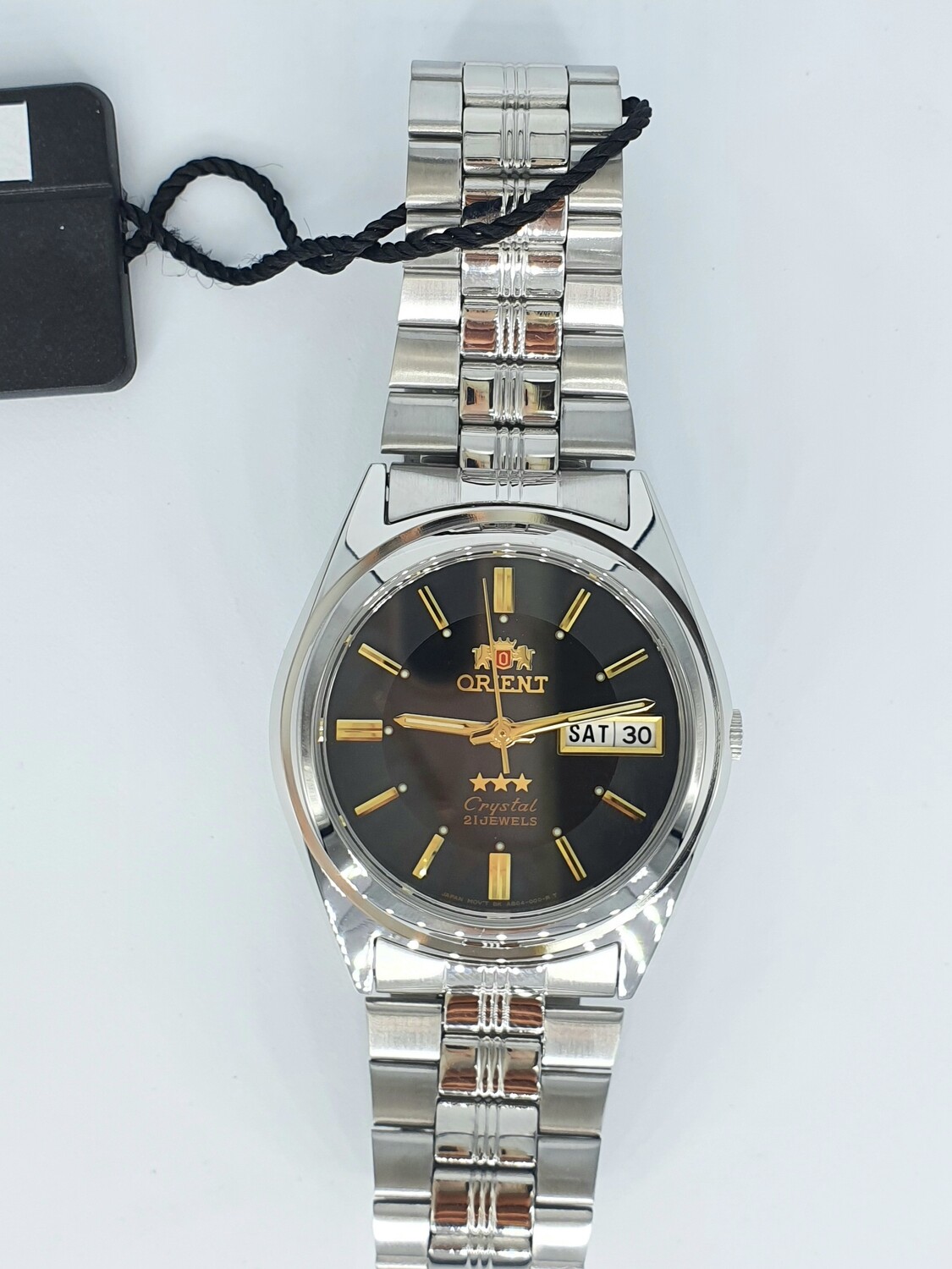 Reloj Automático Hombre Orient 3 Star FAB04002b correa acero