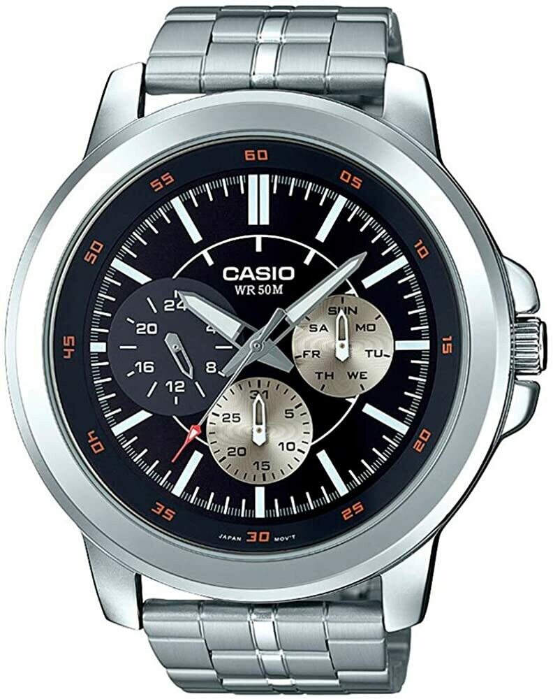 Reloj hombre deportivo Casio mtp-x300d-1ev multidial 50m resistente al agua