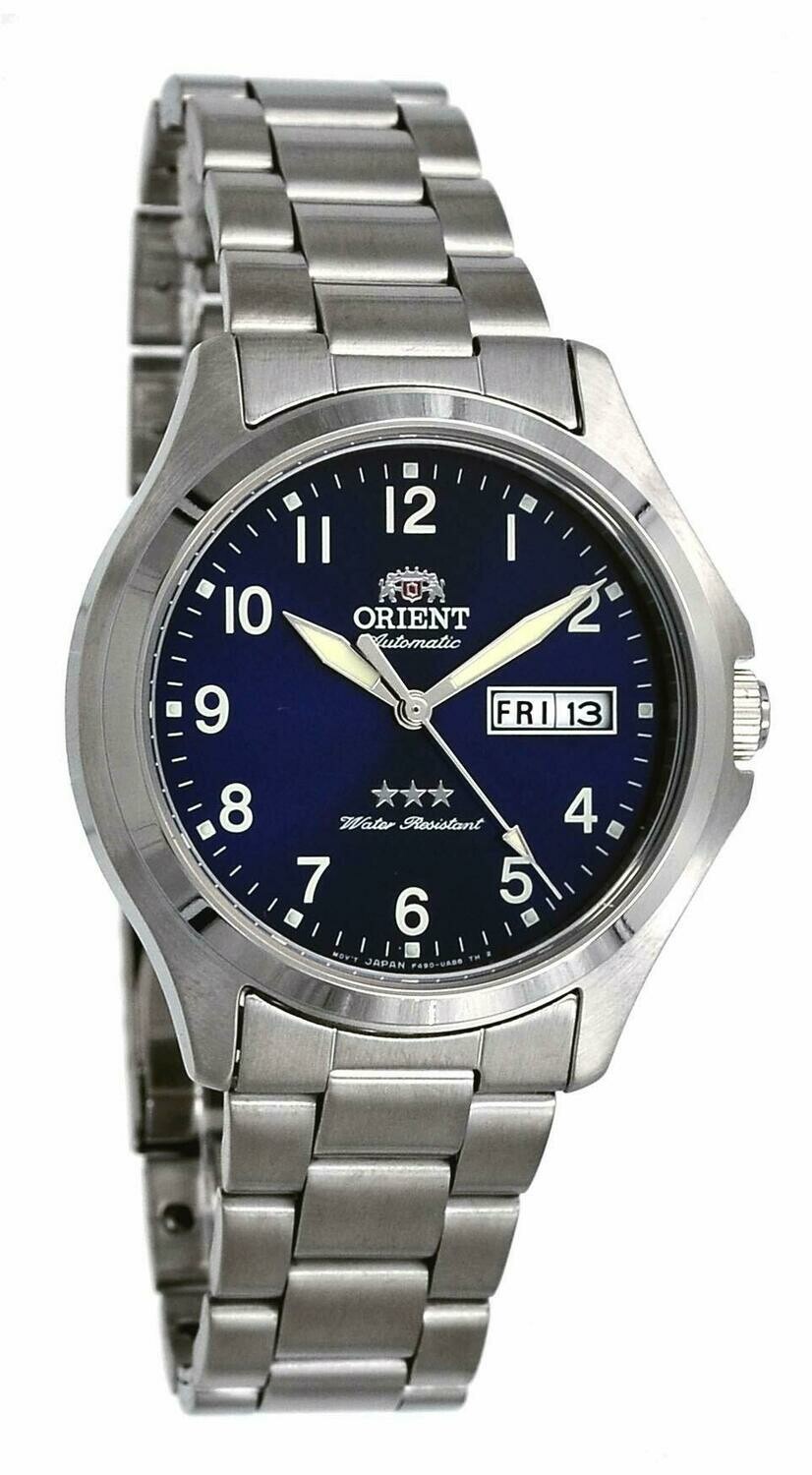 Reloj Automático Hombre Orient Tristar RA-AB0F10N dial gris acero