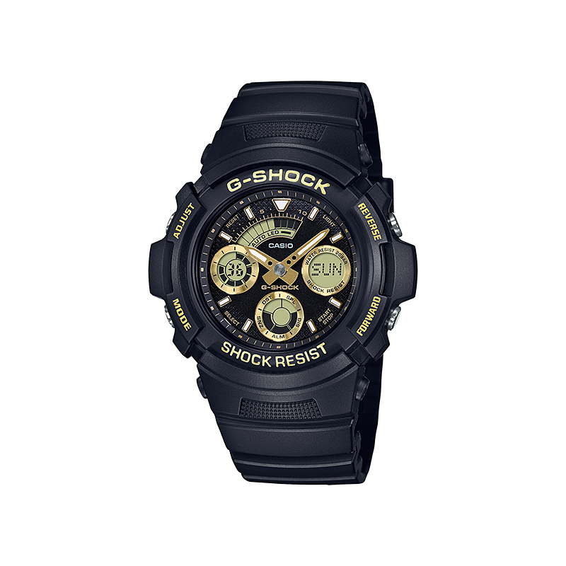 reloj hombre CASIO G-SHOCK AW-591GBX-1A9 NEOBRITE - 200M WR -WORLD TIME