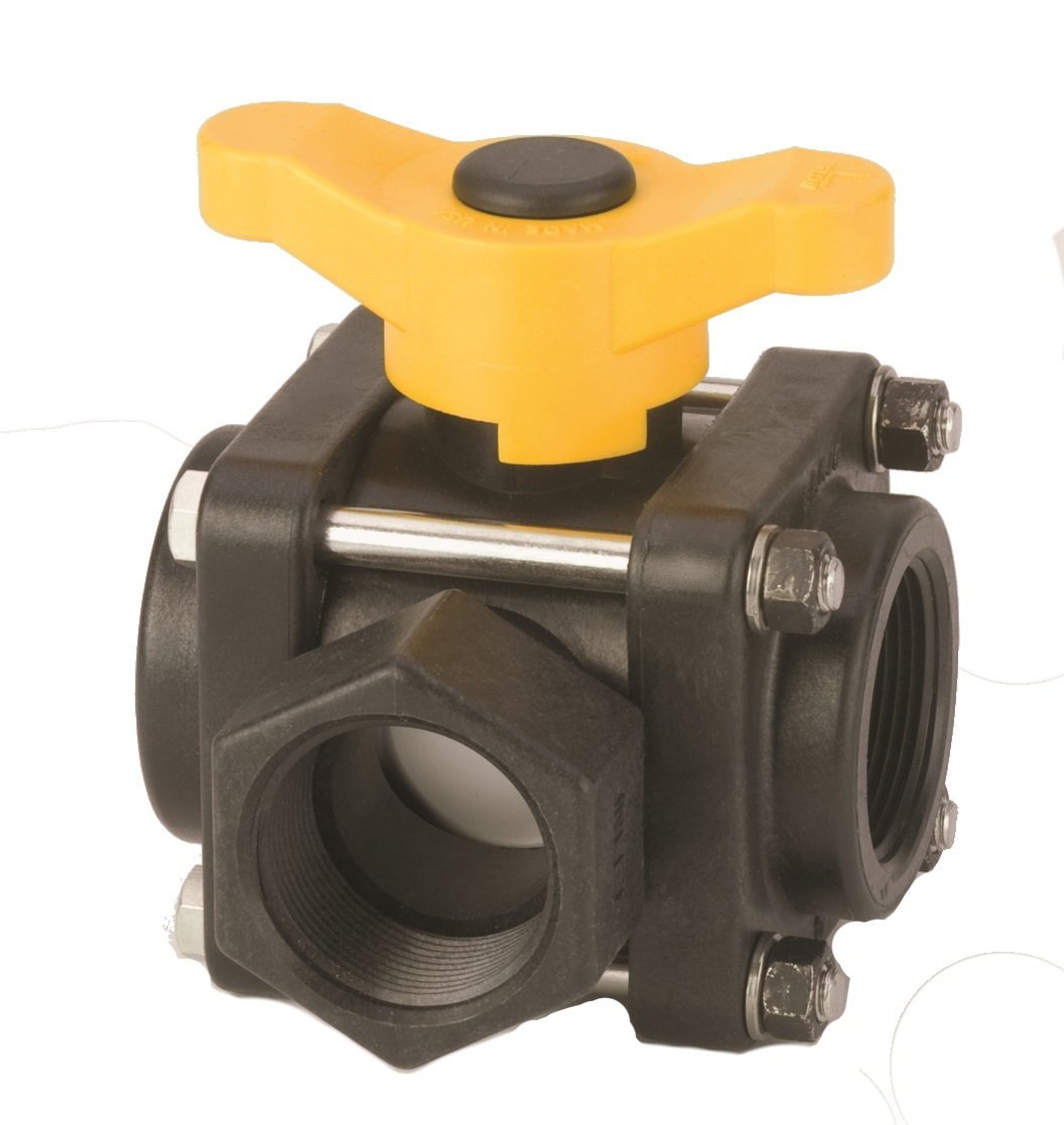 1 1/2" 3 Way Side Load Valve