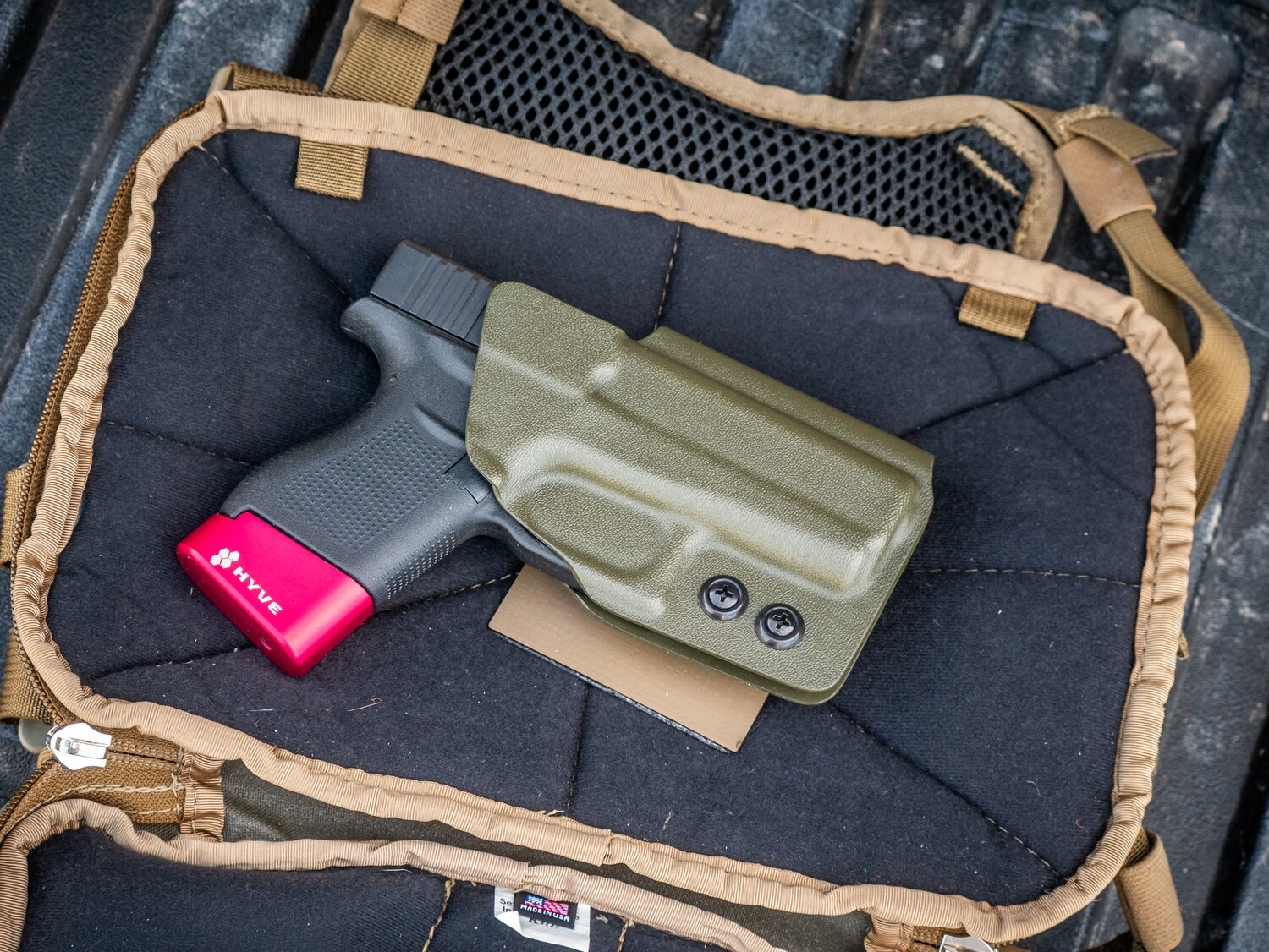 Pack Mount Pistol Holder | Razco Gear