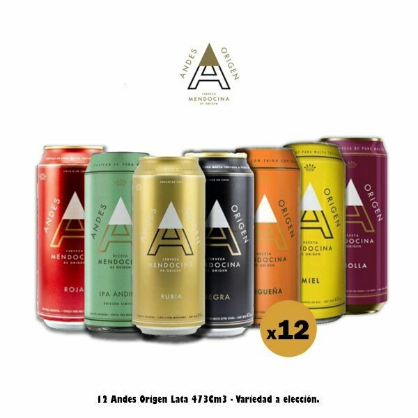 12 Andes Origen Lata 473 Cm3 - Opción Express