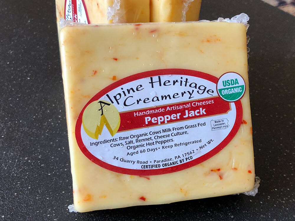 Organic Pepper Jack Cheese – Full Quiver Farm
