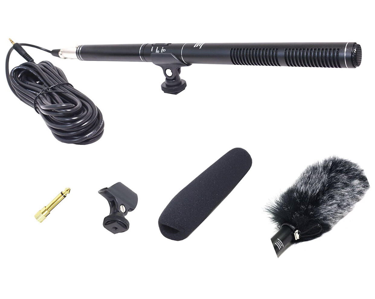 Bestshoot Camera Microphone Shotgun, Condenser Interview Mic with ...