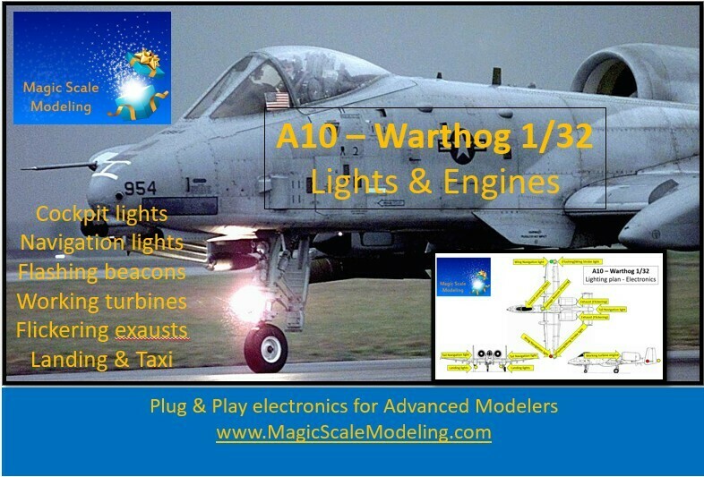A-10 Fairchild Warthog - Lights set