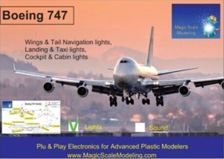 Boeing 747 - 1/144 - Lights set