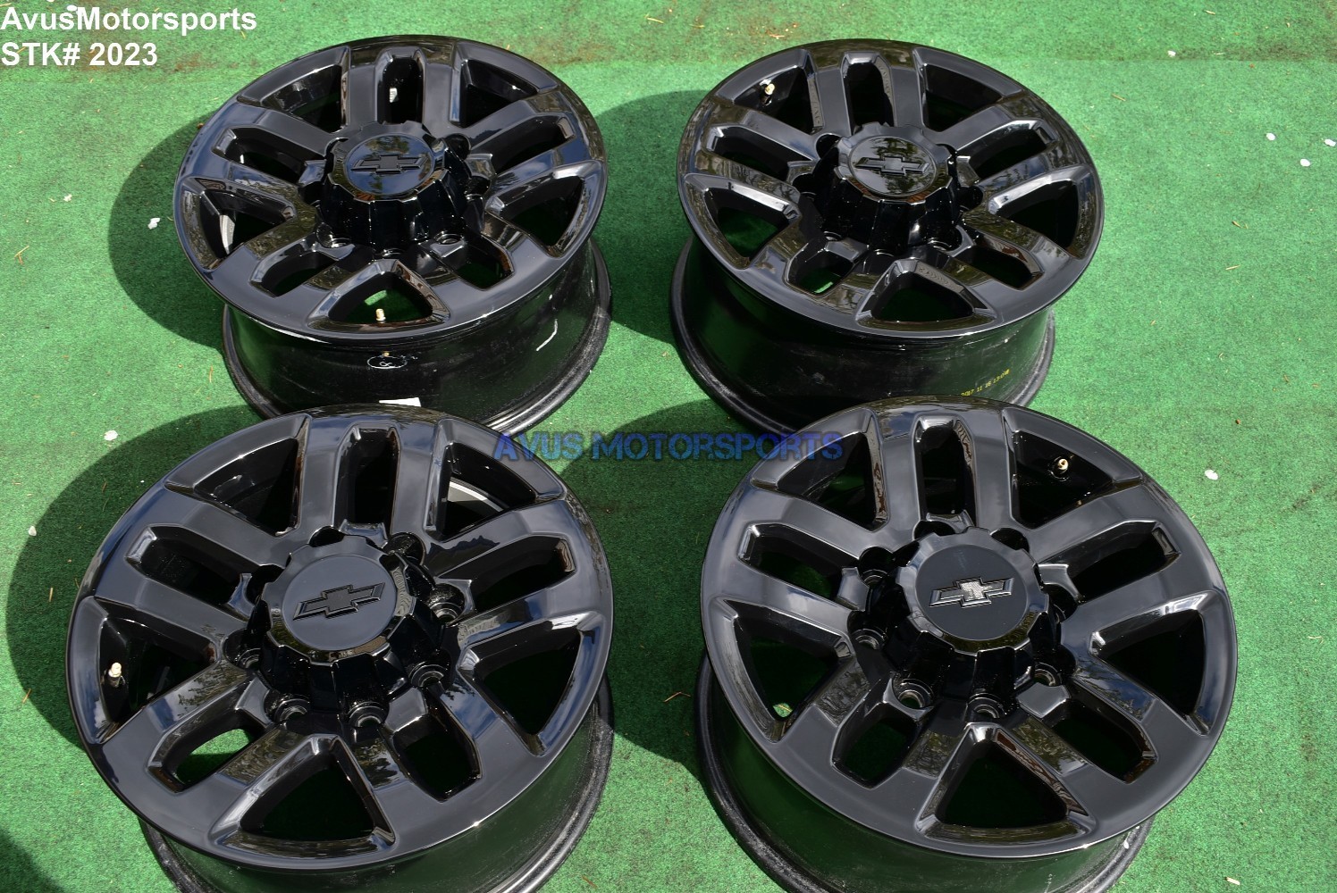 18" Chevy Silverado Midnight ED GMC Sierra 2500 3500 OEM WHEELS Black ...