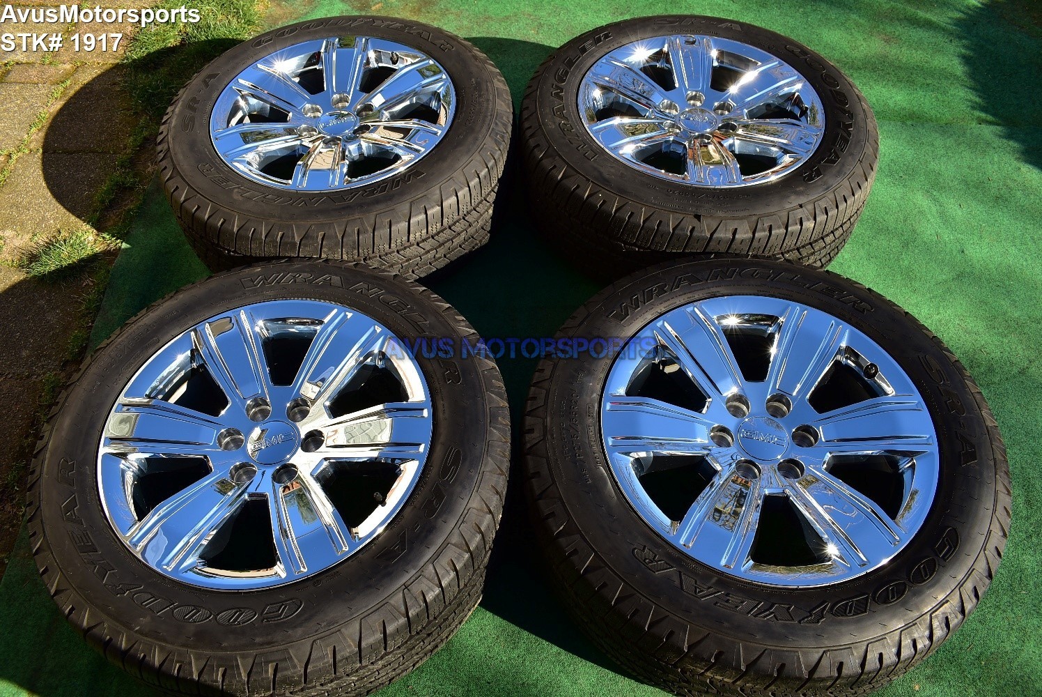 20" GMC Sierra1500 OEM FACTORY Chrome WHEELS YUKON Chevrolet Silverado ...