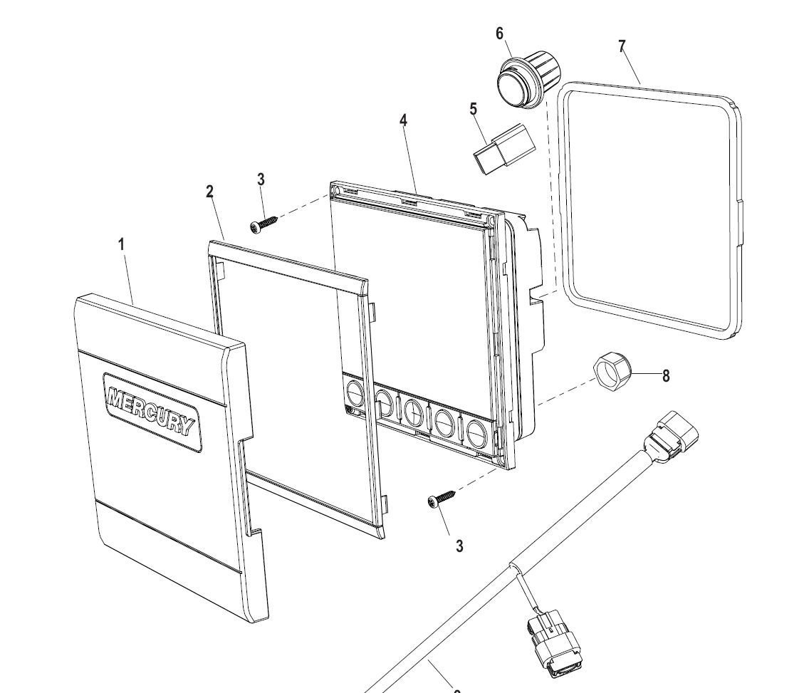 Mercury Marine VesselView 403 (with link gateway)