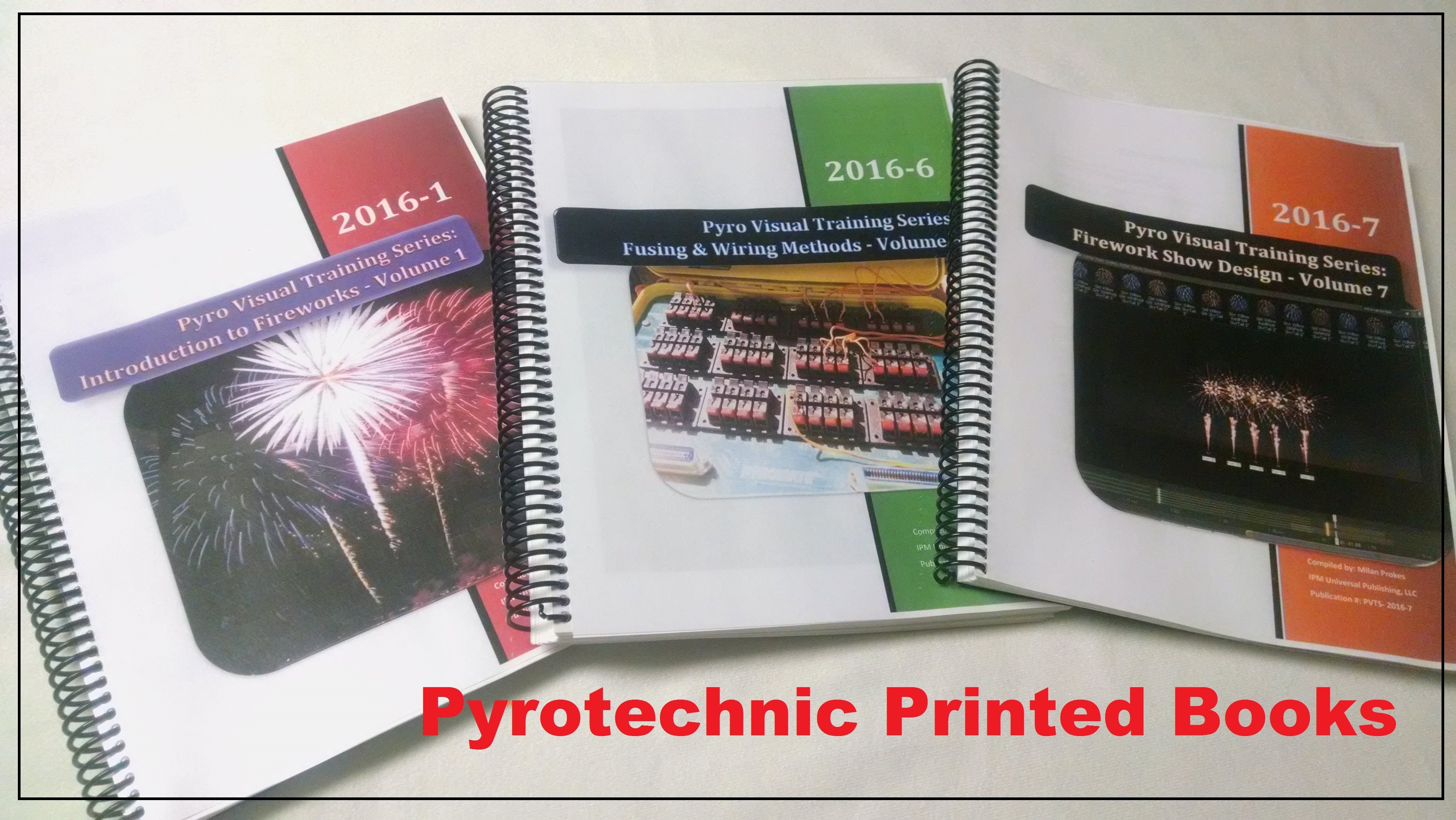 Pyrotechnic Printed Books