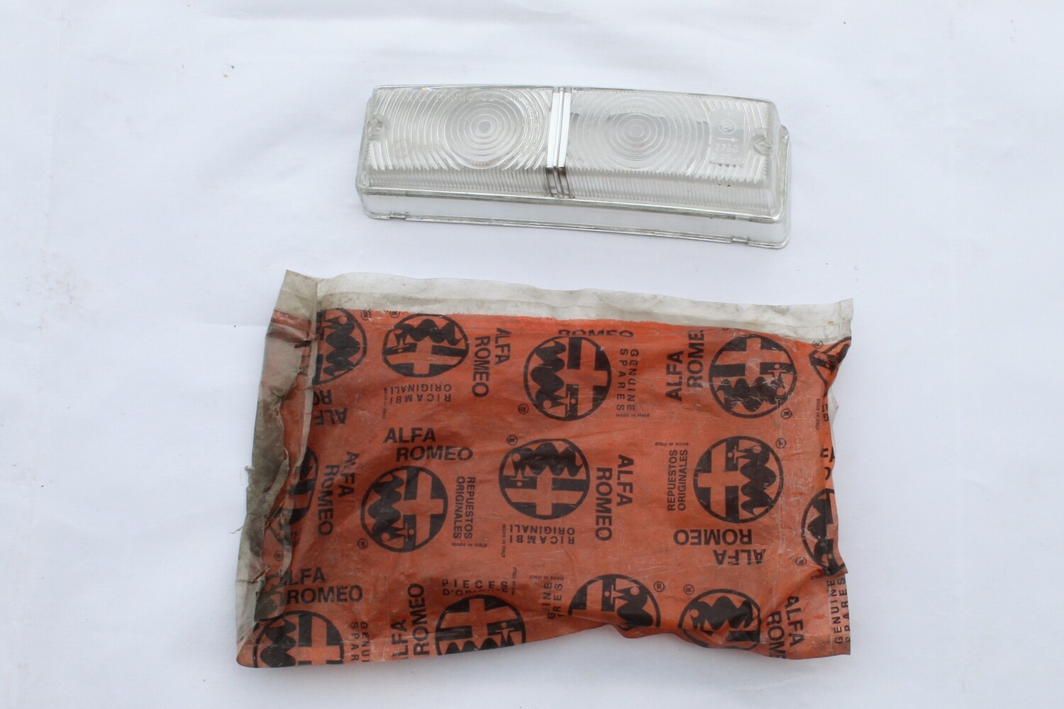 Alfa Romeo Giulia Super Side Light lens, Left Side, New Old Stock