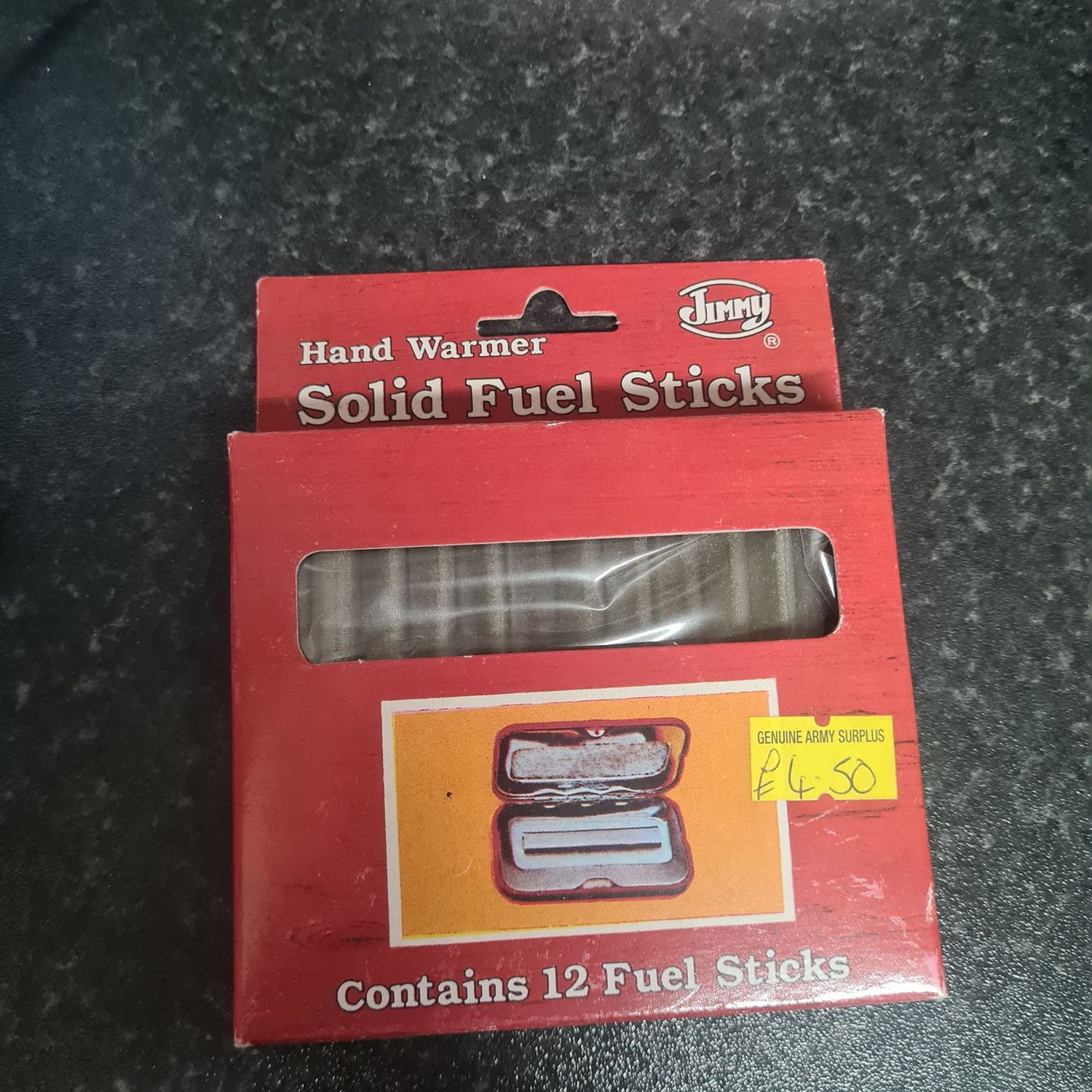 Solid Fuel Sticks - Hand Warmers