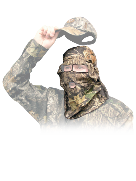 Camouflaged Cotton Ninja Full Face Masks