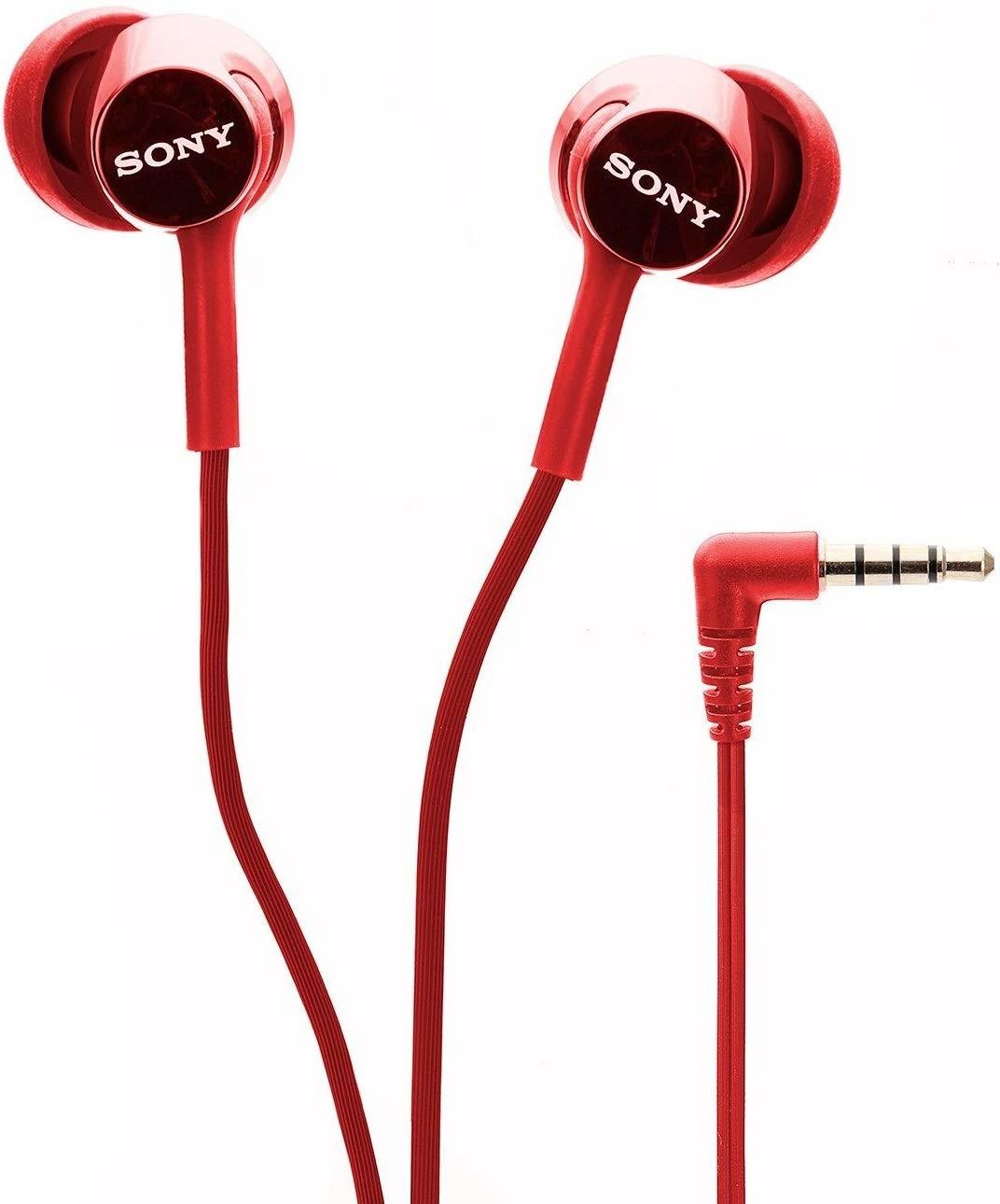 Sony MDR-EX155AP in-Ear Headphones with Mic,Red -Rs.1050 – LT Online Store