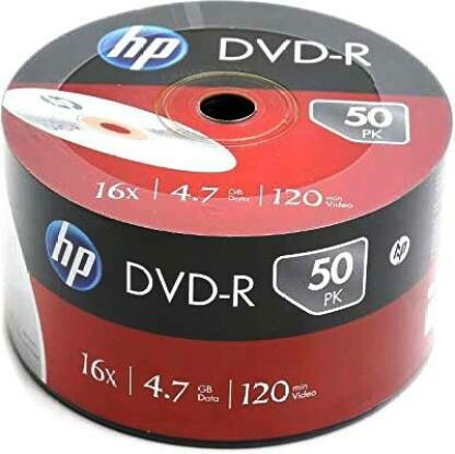 HP DVD Recordable DVD-R 4.7GB 50 Pack, Wrap – Rs.640 – LT Online Store