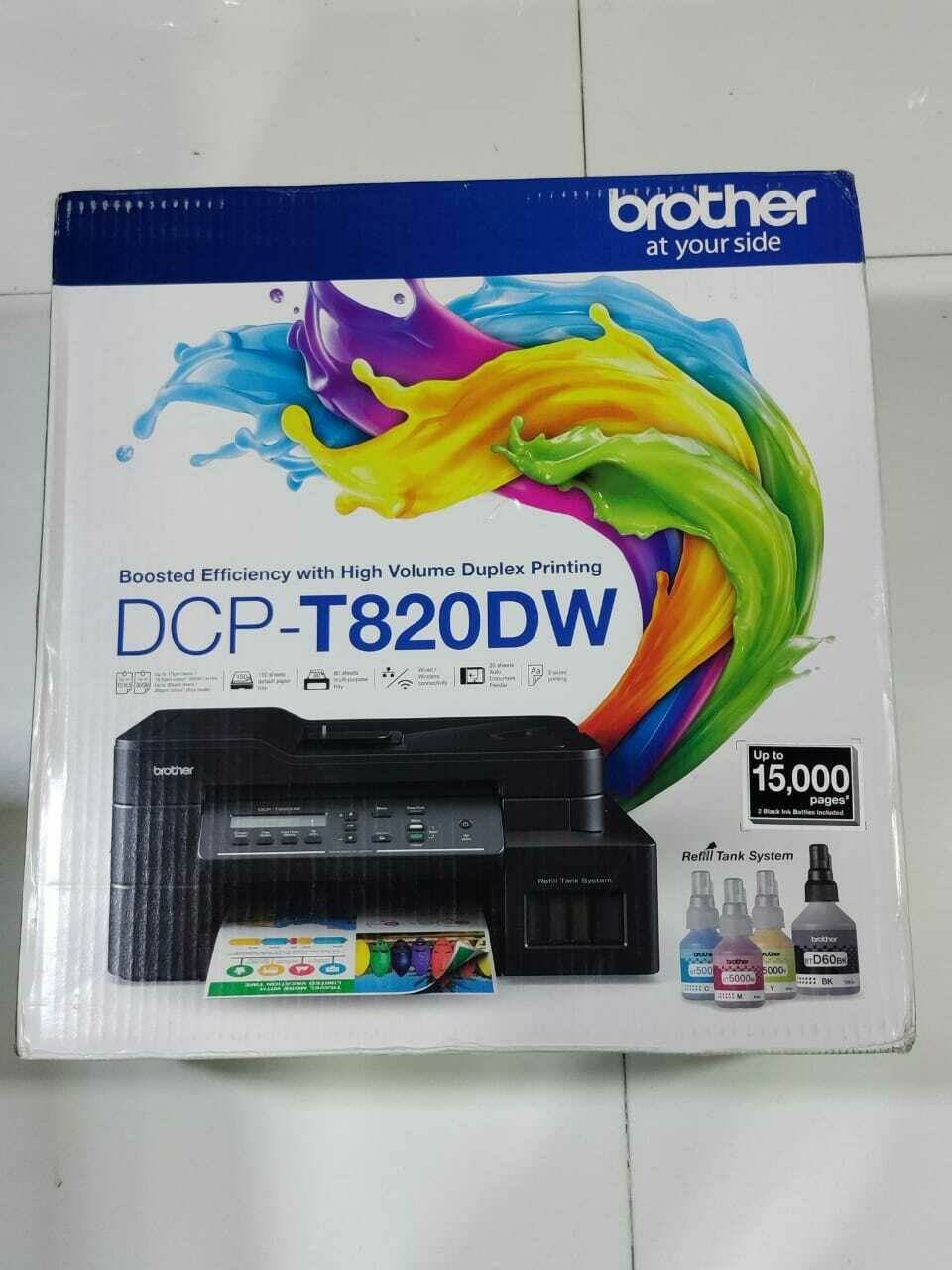Brother DCP-T820DW Wi-Fi Ink Tank Printer, Rs.15700 – LT Online Store