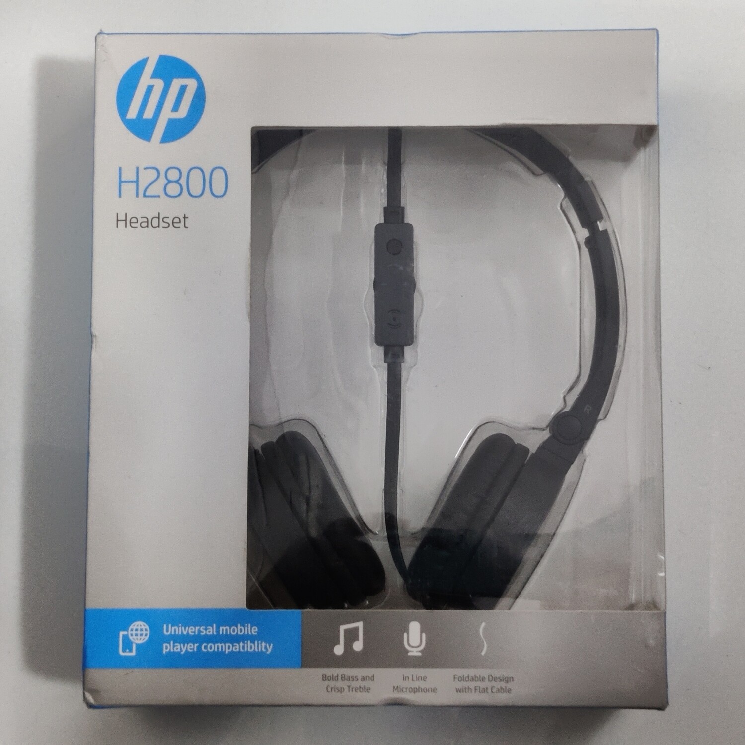 HP H2800 Stereo Headset with Mic, Black – Rs.940 – LT Online Store