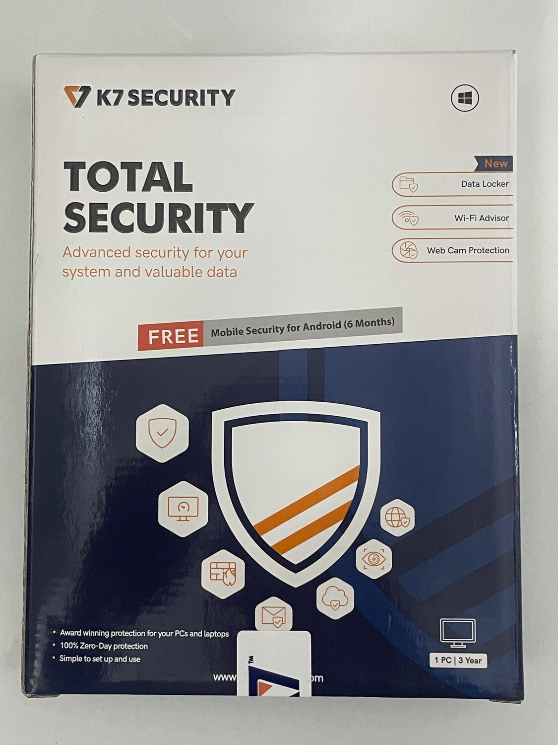 New, 1 User, 3 Year, K7 Total Security – Rs.670 – LT Online Store
